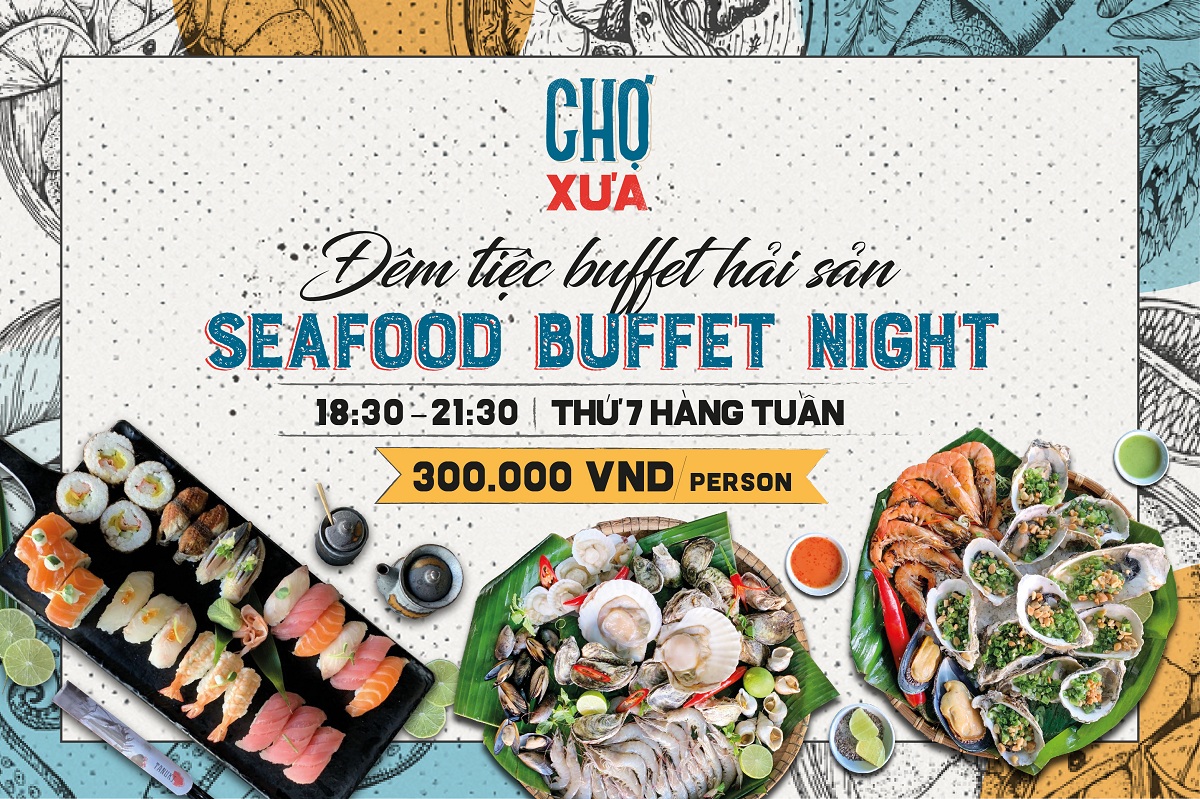 Seafood buffet night at Cocobay - Danang Fantasticity - Da Nang City ...