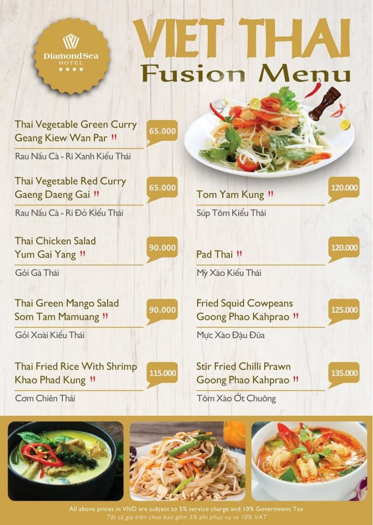 Get lost in the Golden Pagoda Land with special Thai menu at Diamond ...