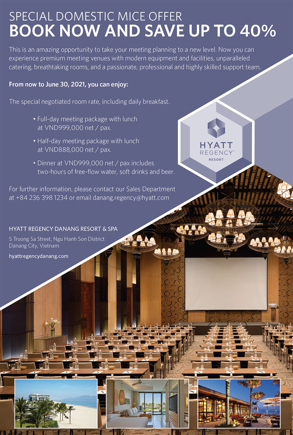 Hyatt Regency Danang Resort: Special Domestic MICE offer book now and ...