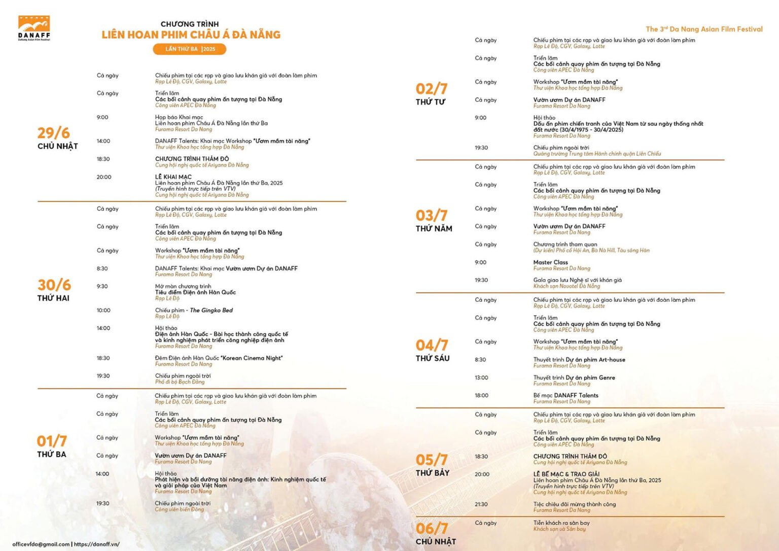 The third Da Nang Asian Film Festival 2025 (DANAFF III) - Danang Fantasticity - Da Nang City ...