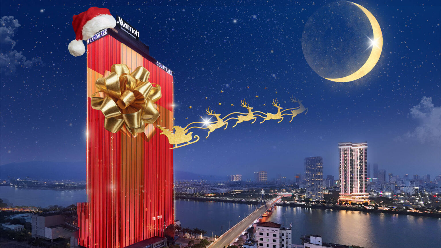 1st Festive Season together at Courtyard by Marriott Danang Han River ...