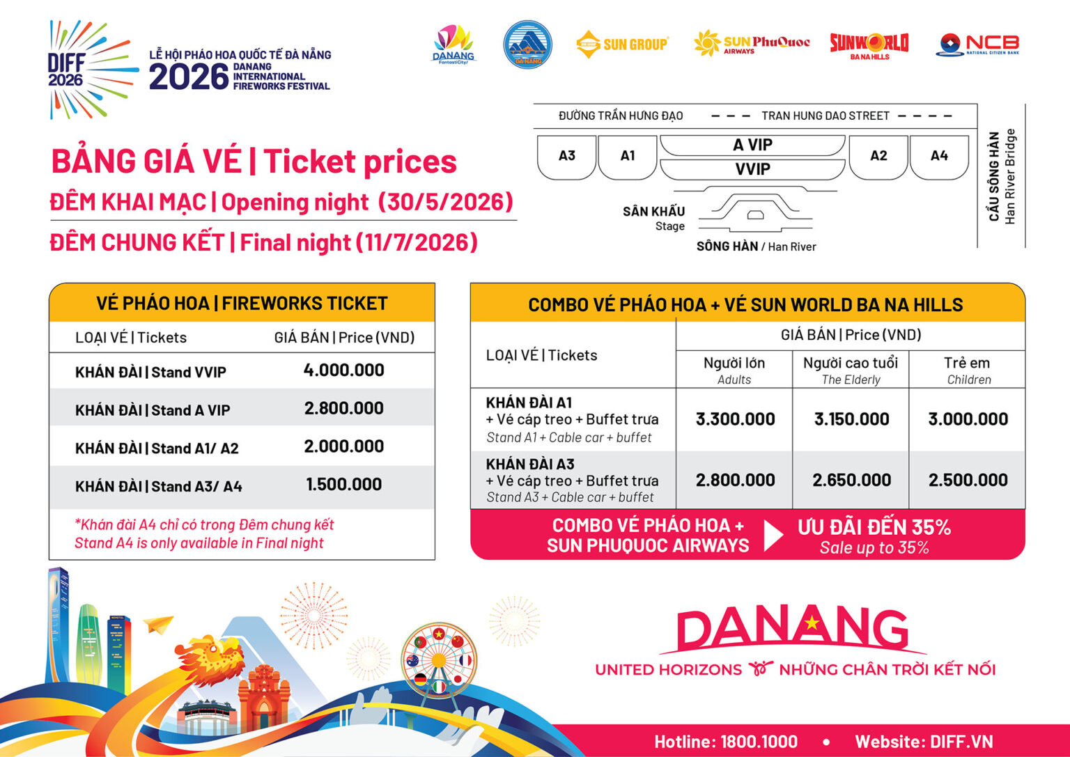 DIFF 2026 Ticket Price – Da Nang International Fireworks Festival 2026 ...